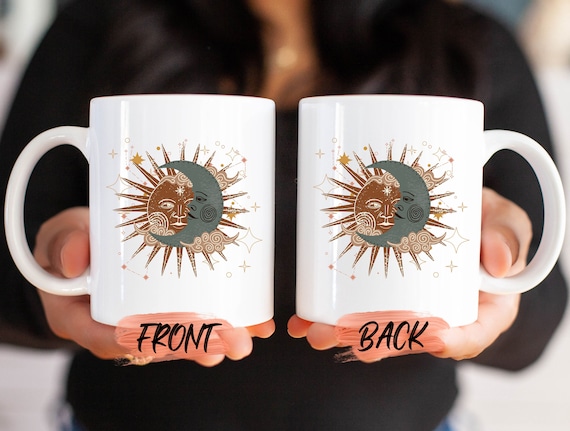 Sun and Moon Mug Celestial Moon Coffee Mug for Men and Women - Etsy