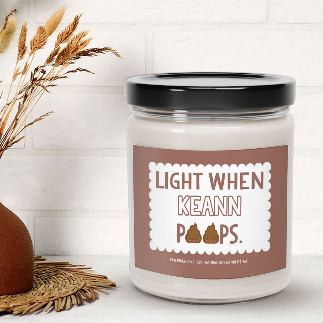Light When Poops Candle, Funny Poop Scented Candle for Men & Women ...