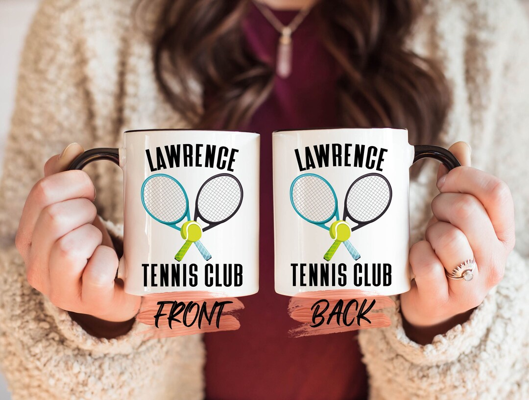 Personalized Tennis Gift Mug, Custom Tennis Mug for Tennis Player ...