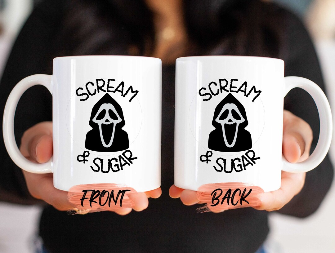 Scream and Sugar Mug, Happy Halloween Horror Cup for Men/women ...