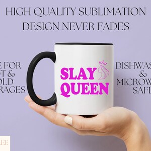 Slay Queen Mug, Slay Gift Mug for Women Birthday Gift, Girl Power Gift ...