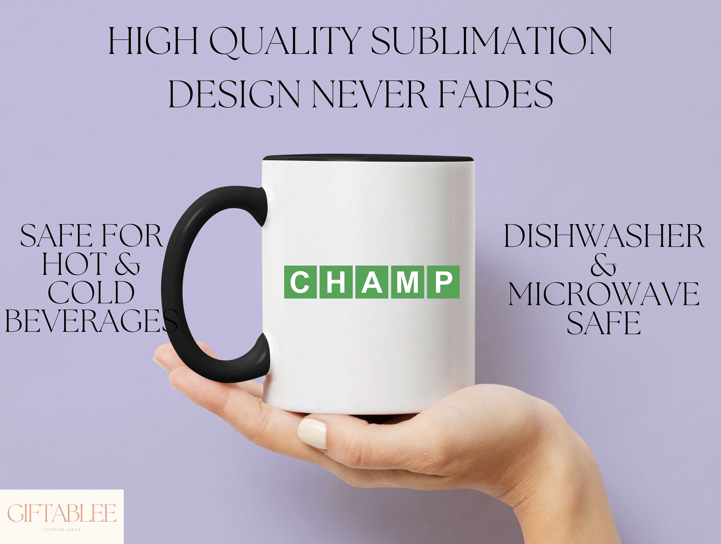 Wordle Champ Mug Customizable Wordle Mug for Men and Women - Etsy