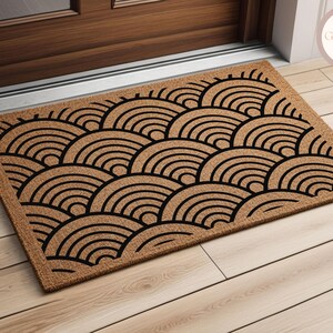 Modern Art Prints Doormat, Minimalist Pattern Outdoor Mat for Friends ...