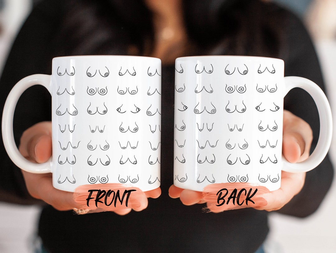 Boobies Mug Boob Mug for Women Breast Cancer Awareness Month - Etsy