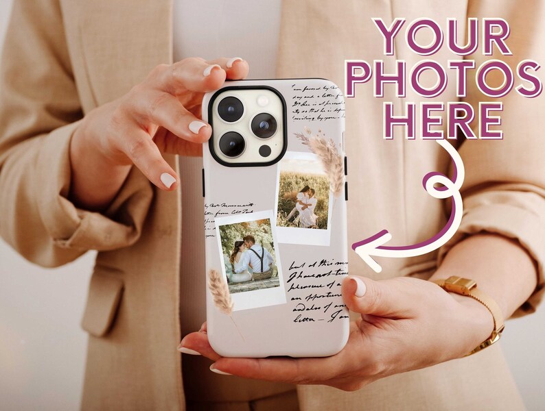 Polaroid Photo Collage Phone Case Photo Collage Cellphone - Etsy