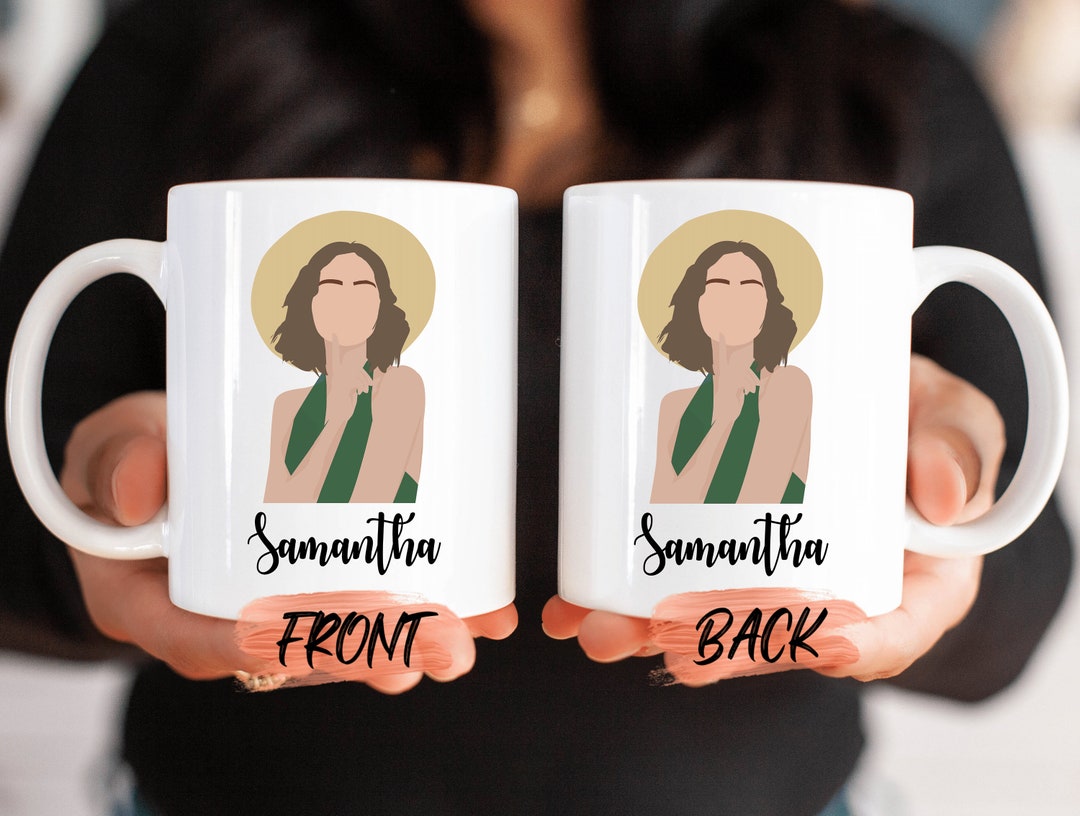 Personalized Cartoon Mug Faceless Portrait Custom Mug for Men - Etsy