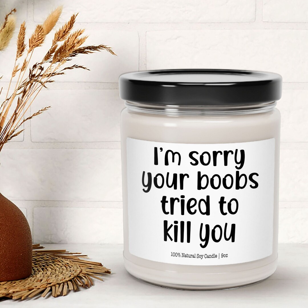 Funny Breast Cancer Candle Cancer Battle Gift Scented Candle - Etsy