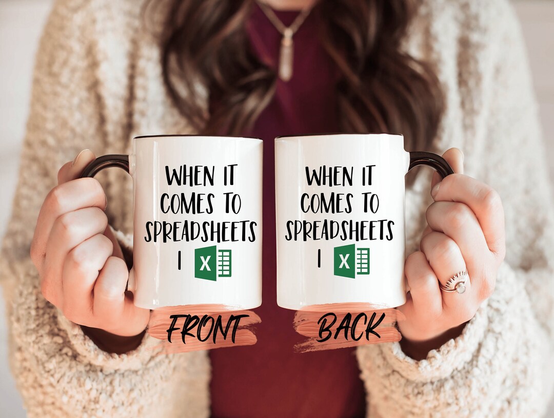 Spreadsheet Nerds Mug, Spreadsheet Gift I Love Spreadsheet Mug for ...