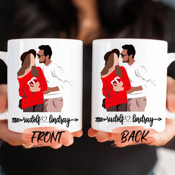 Cartoon Portrait Mug - Etsy