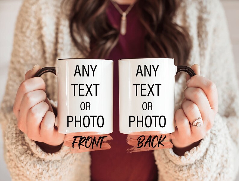 Custom Design Mug Design Your Own Mug for Men and Women - Etsy