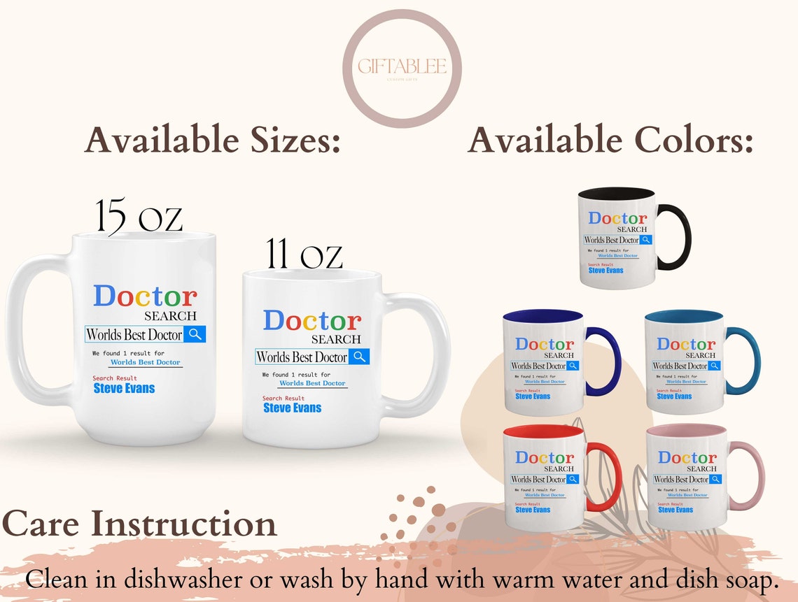 Worlds Best Doctor Mug, Dr. Phd Mug for Men & Women Birthday, Doctor ...