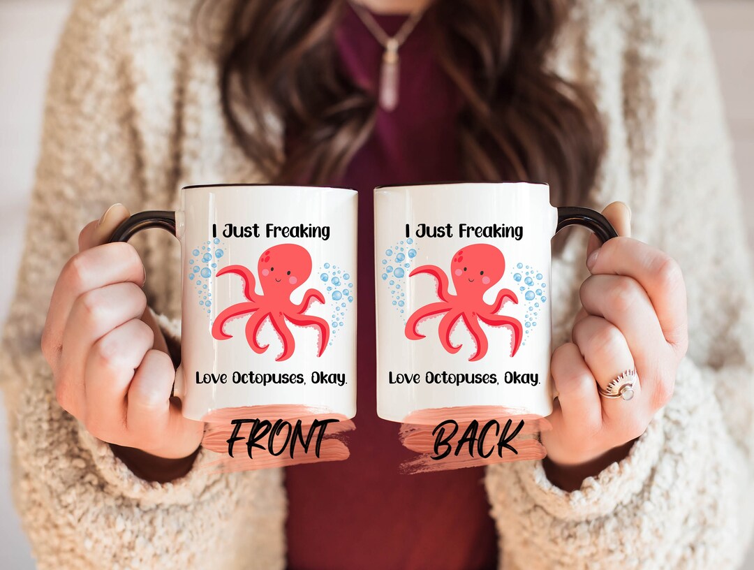 Octopus Mug, Funny Octopus Coffee Mug for Friend Christmas Gift ...