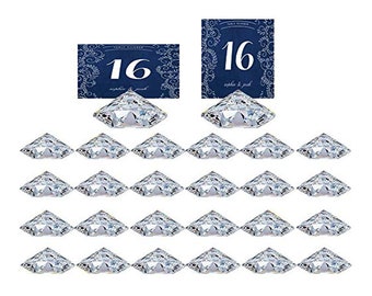 Crystal Table Number | Etsy