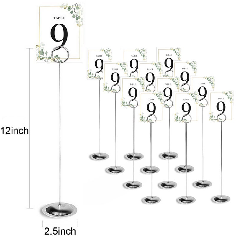 Table Number Holders - Etsy