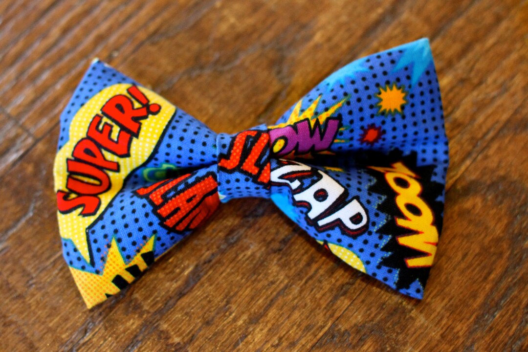 Superhero Sayings Bow Tie | Bowtie for Men | Dog Bow Tie | Boys Bow Tie ...
