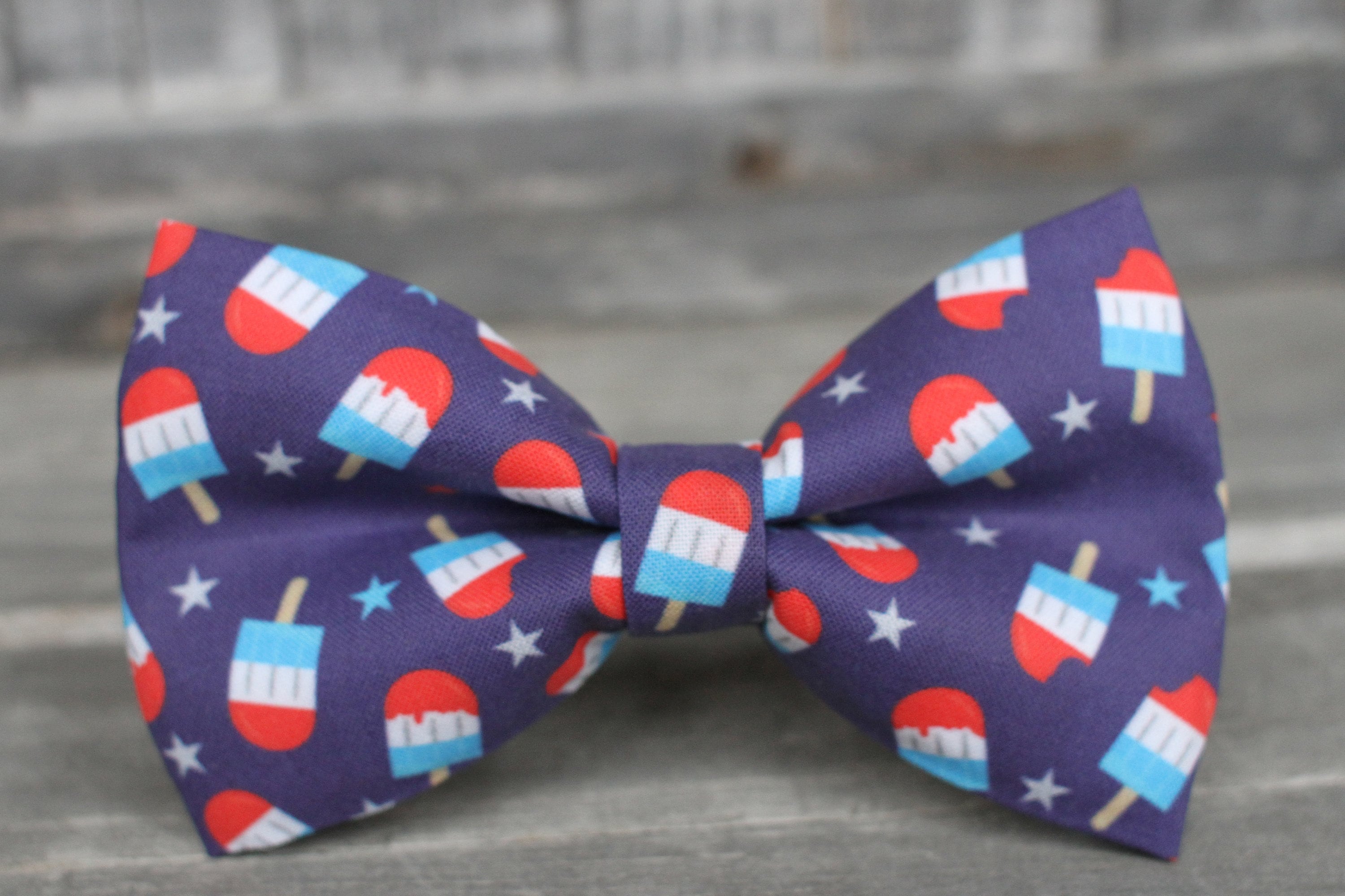Patriotic Popsicle Bow Tie, Ice Cream Bow Tie, Toddler Bow Tie, Boys ...