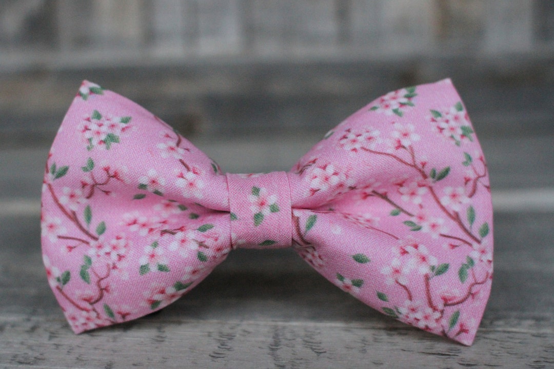 Cherry Blossom Bow Tie, Floral Bow Tie, Formal Bow Tie, Bow Tie for ...