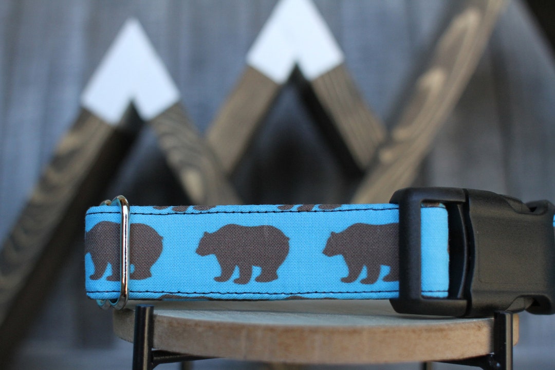 Bear Dog Collar | Fall Dog Collar | Male Dog Collar | Female Dog Collar ...