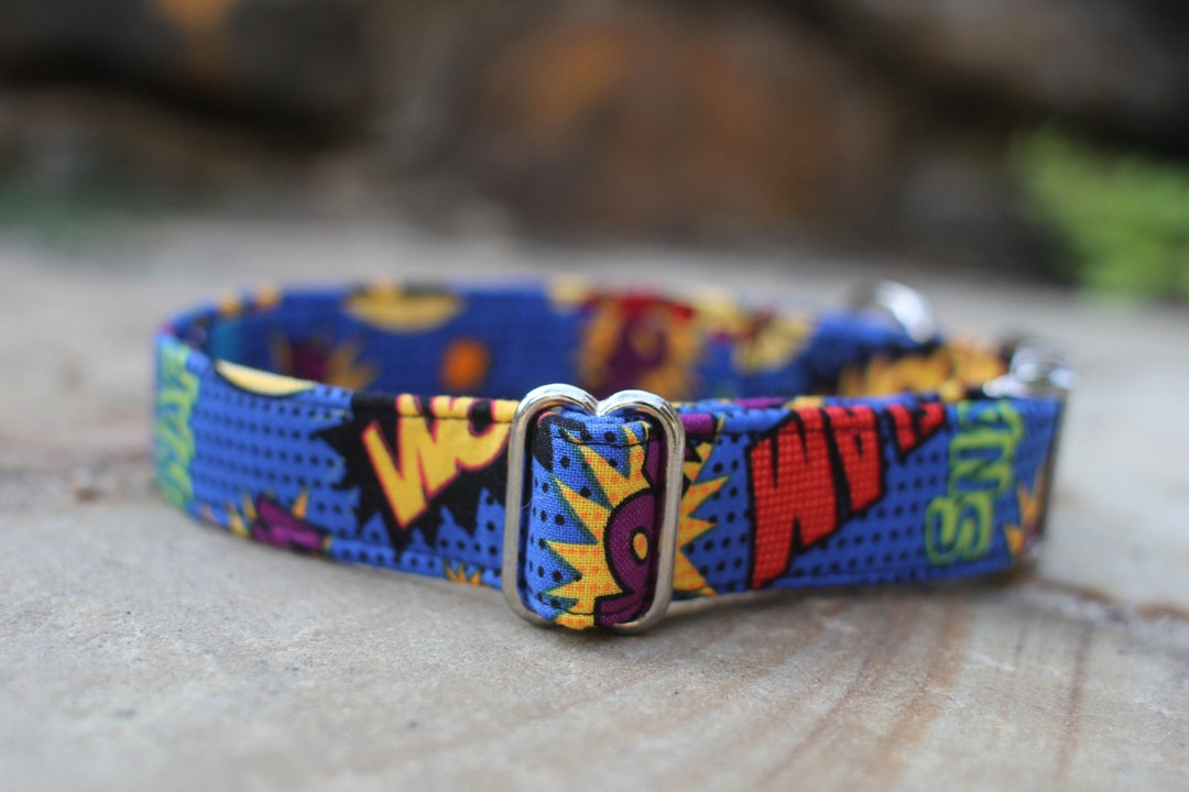 Superhero Sayings Collar | Boy Dog Collar | Male Pet Collar | Large Dog ...