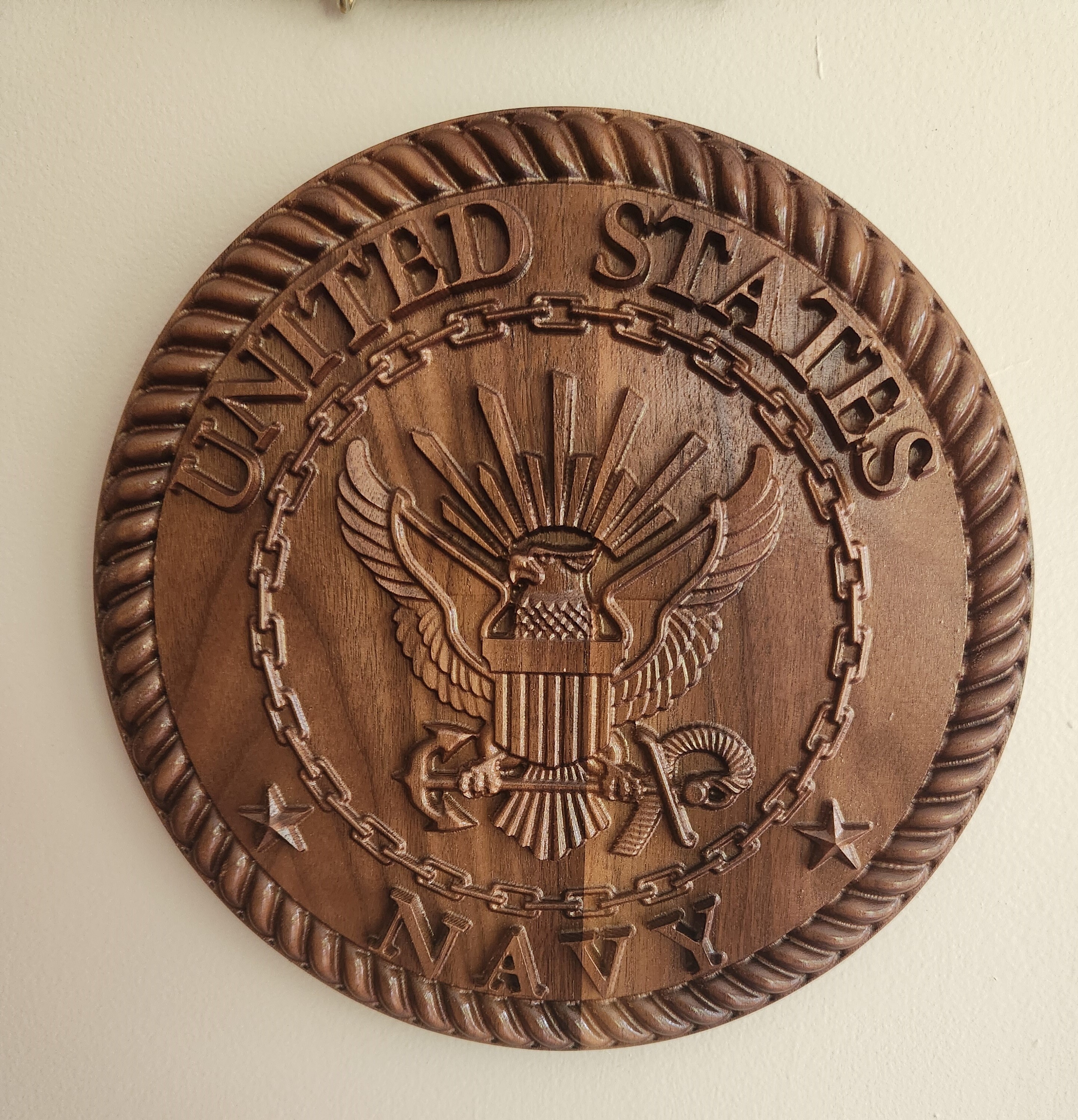US Navy Emblem Wall Plaque - Etsy