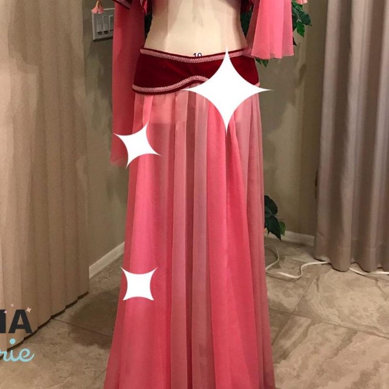 Red Genie Suit Princess Costume or Jeannie Costume by Sew Retro Marie ...