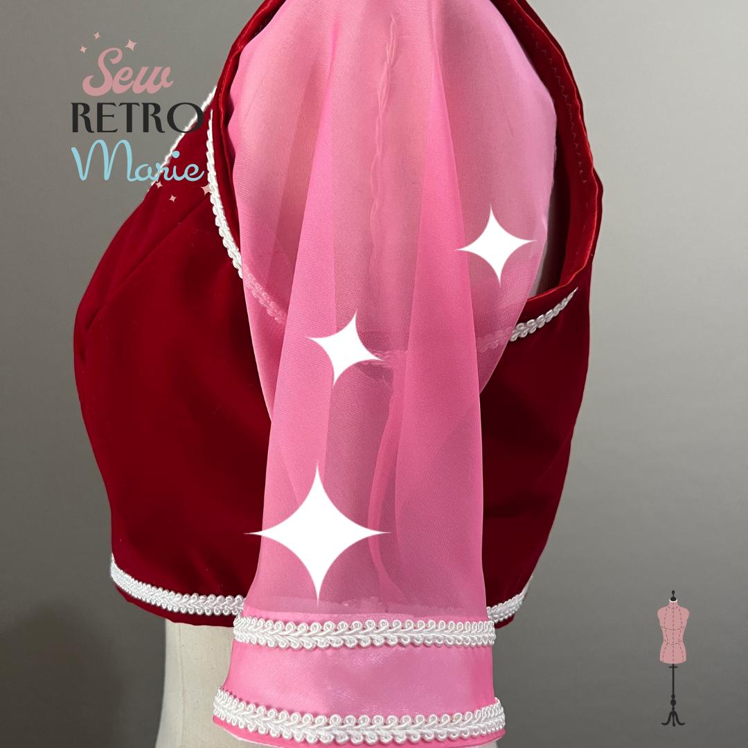 Red Genie Suit Princess Costume or Jeannie Costume by Sew Retro Marie ...