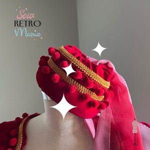 Red Genie Suit Princess Costume or Jeannie Costume by Sew Retro Marie ...