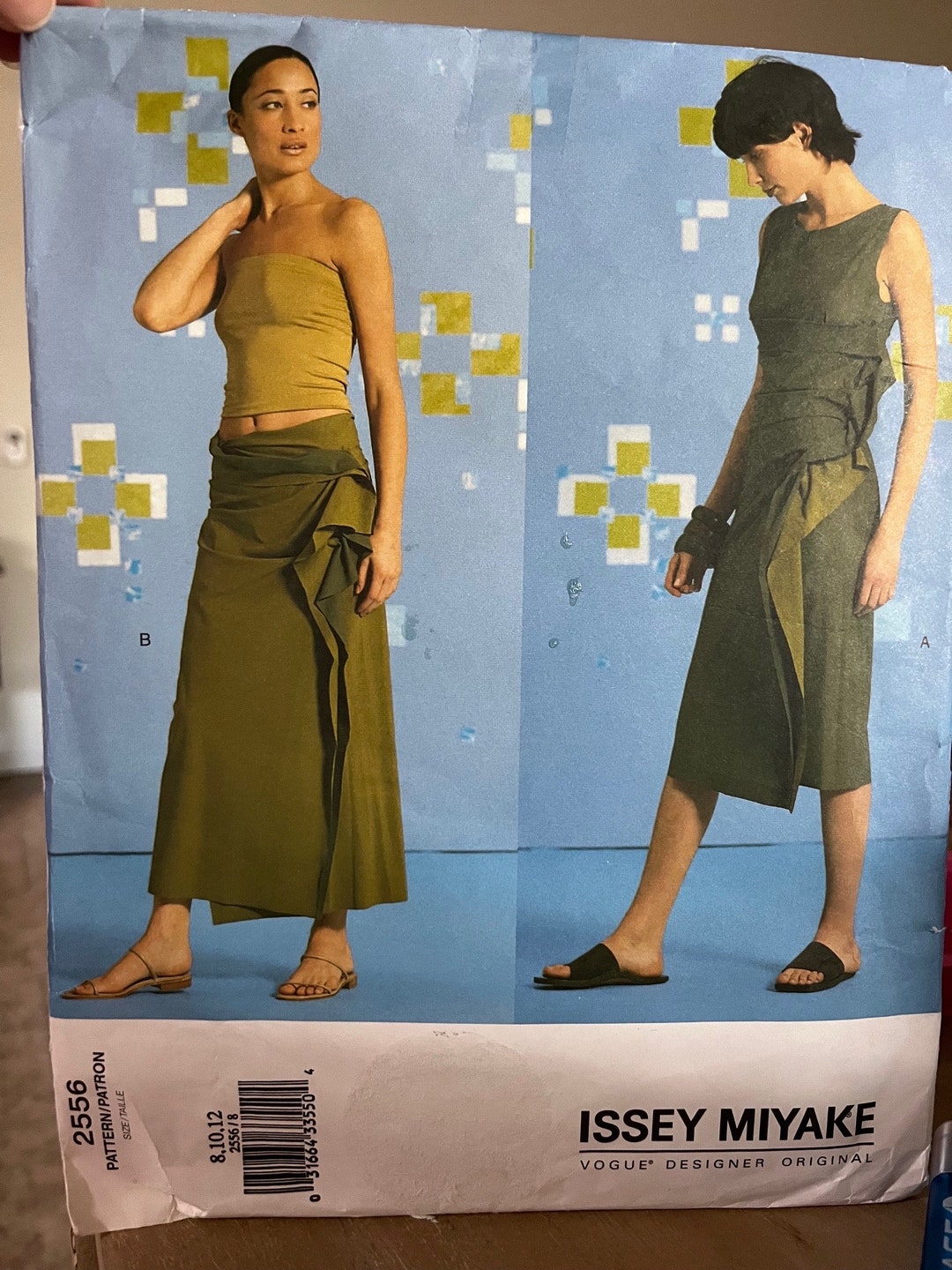 Vogue Sewing Pattern 2556 Issey Miyake Vogue Patterns Designer Original ...