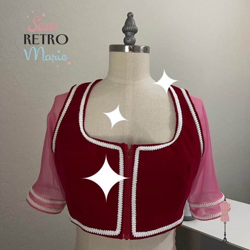 Red Genie Suit Princess Costume or Jeannie Costume by Sew Retro Marie ...