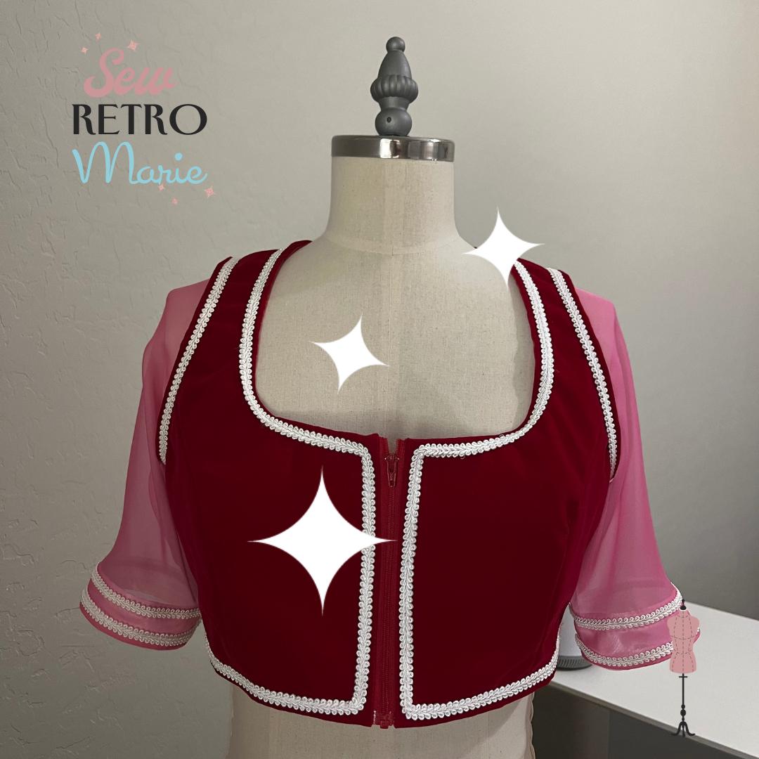 Red Genie Suit Princess Costume or Jeannie Costume by Sew Retro Marie ...