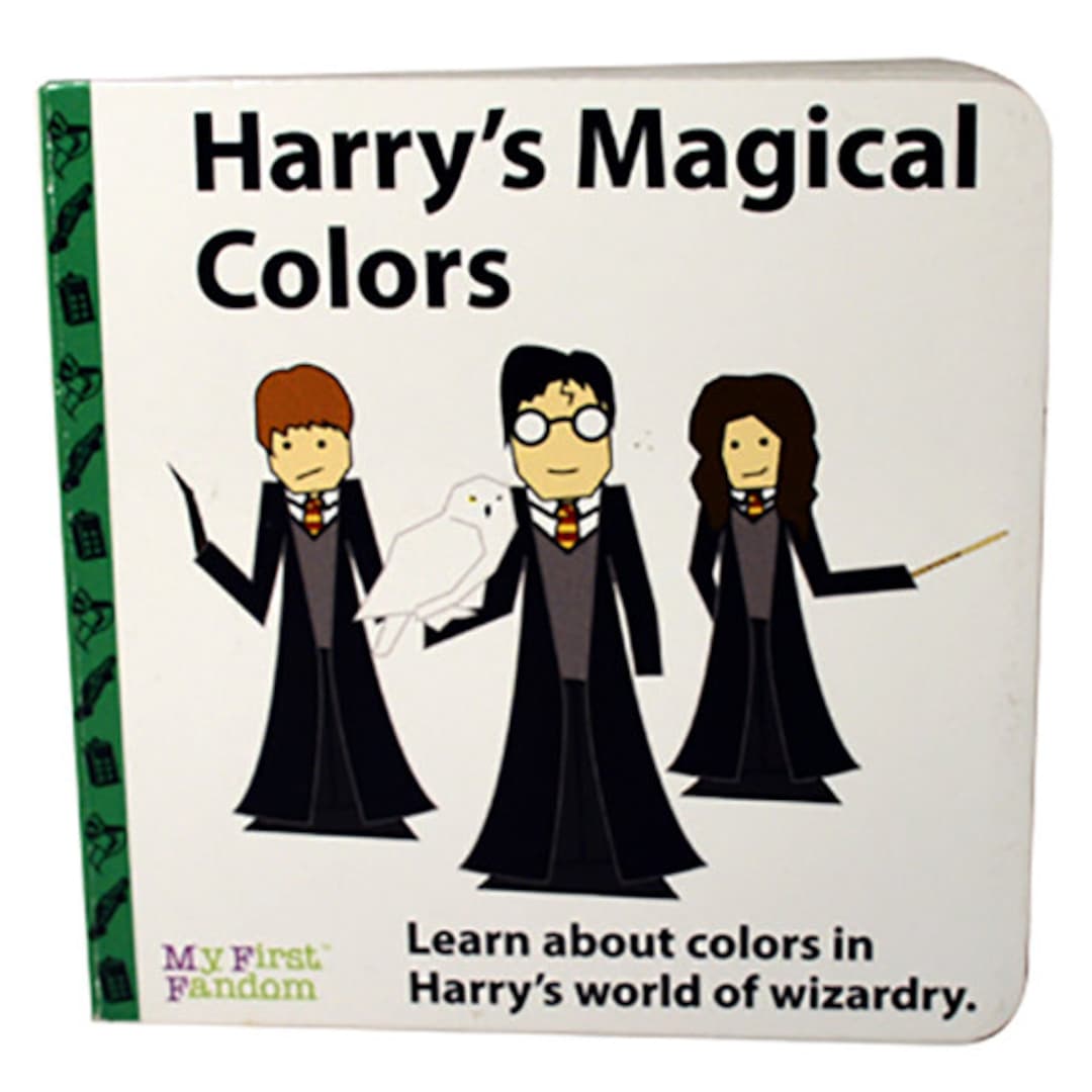 Harry's Magical Colors, Kids Board Book - Etsy