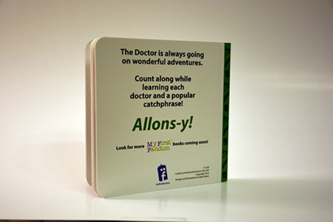 Counting With the Doctor Count to 12 With Dr. Who Kids Board - Etsy