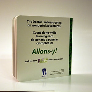 Counting With the Doctor! Count to 12 With Dr. Who, Kids Board Book - Etsy