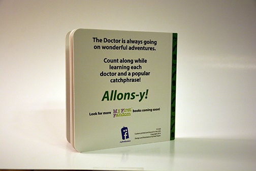 Counting With the Doctor! Count to 12 With Dr. Who, Kids Board Book - Etsy