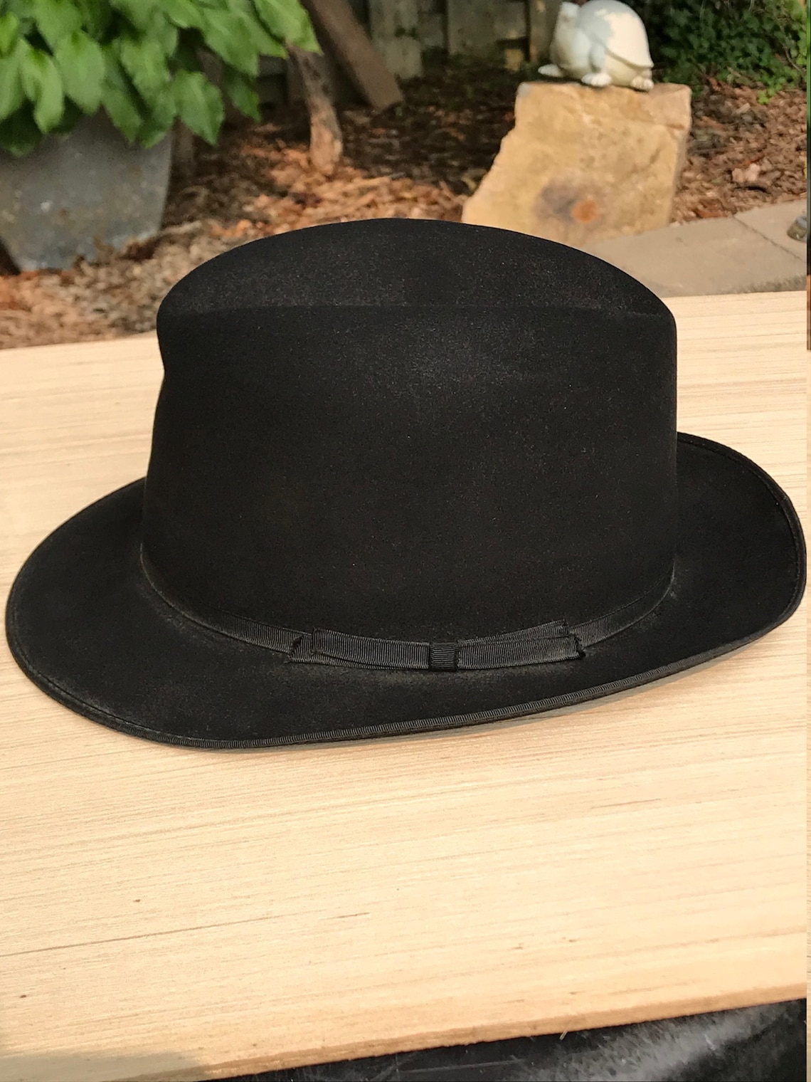 Men Knox the LBJ lyndon Baines Johnson Black Fedora Hat Size - Etsy