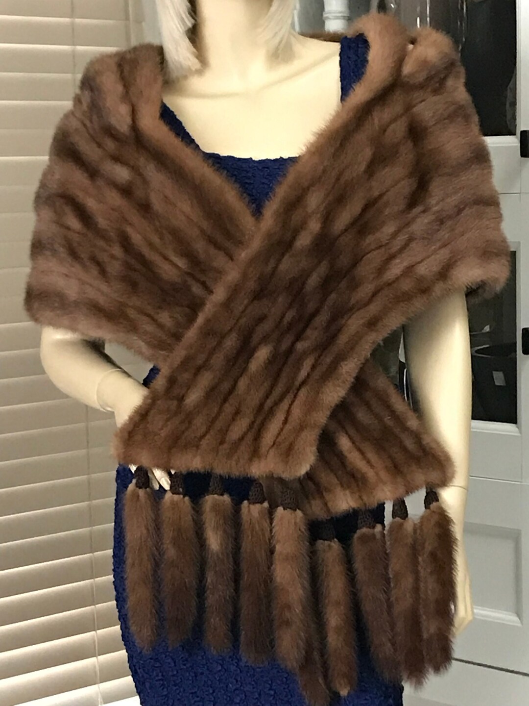 Women Beautiful Authentic Demi Buff MINK Fur Shawl Wrap Cape - Etsy