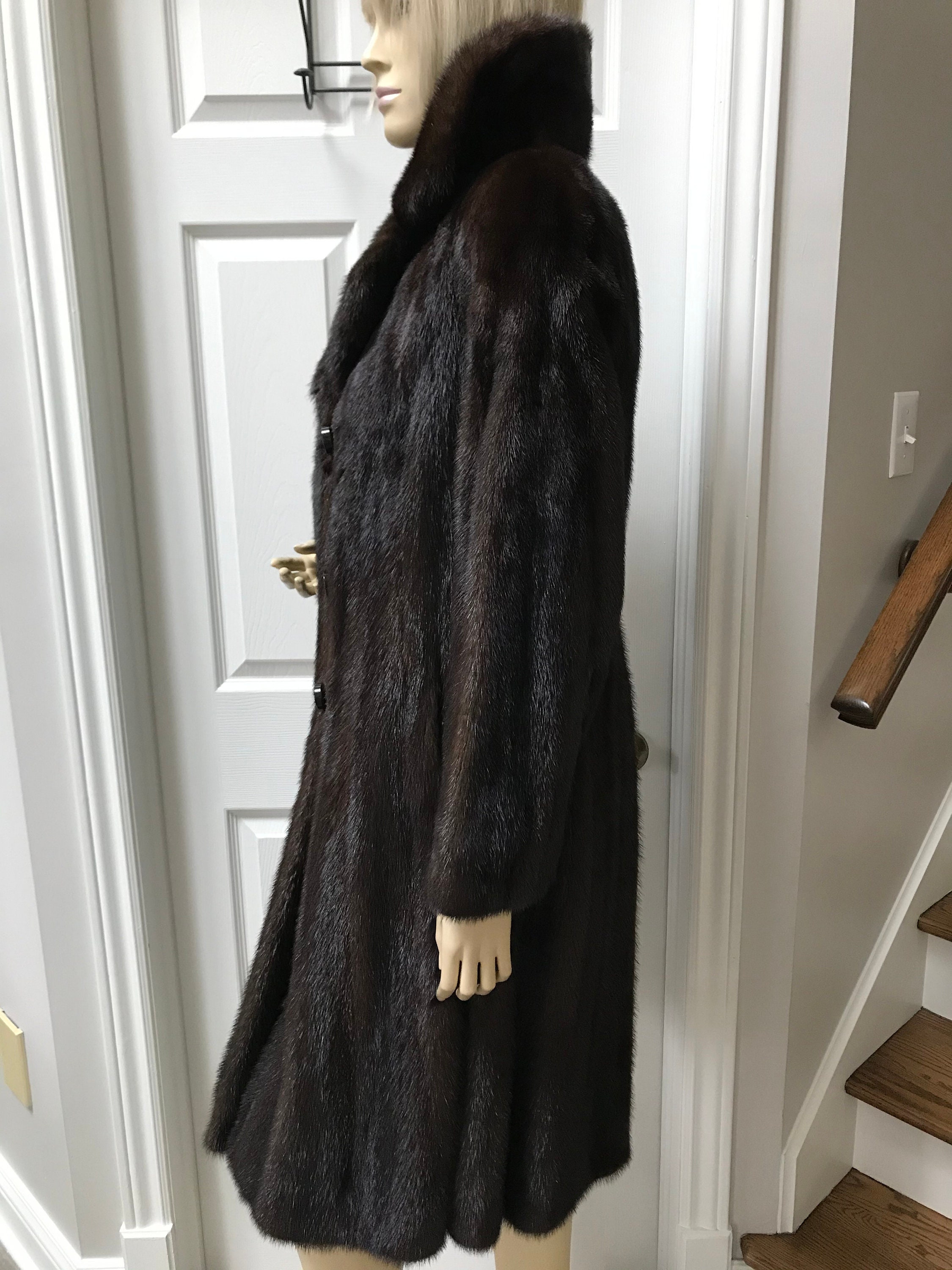 Women Beautiful VTG Ranch Mink Fur Coat Sz. 6-8 Made in Canada - Etsy