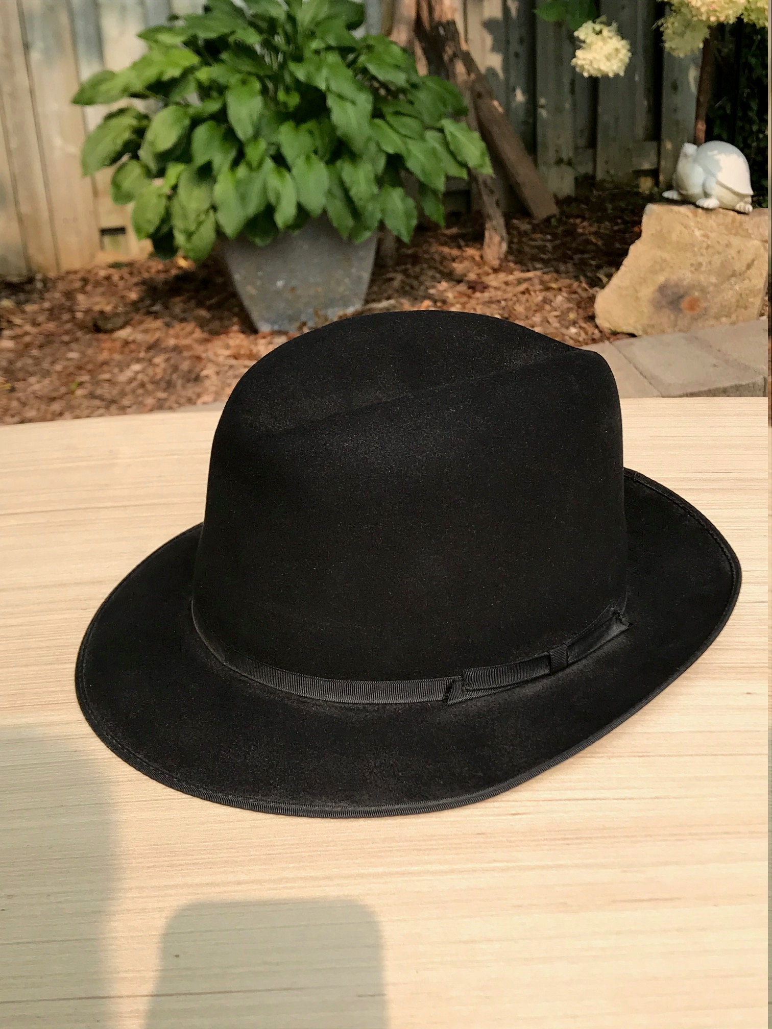 Men Knox the LBJ lyndon Baines Johnson Black Fedora Hat Size - Etsy