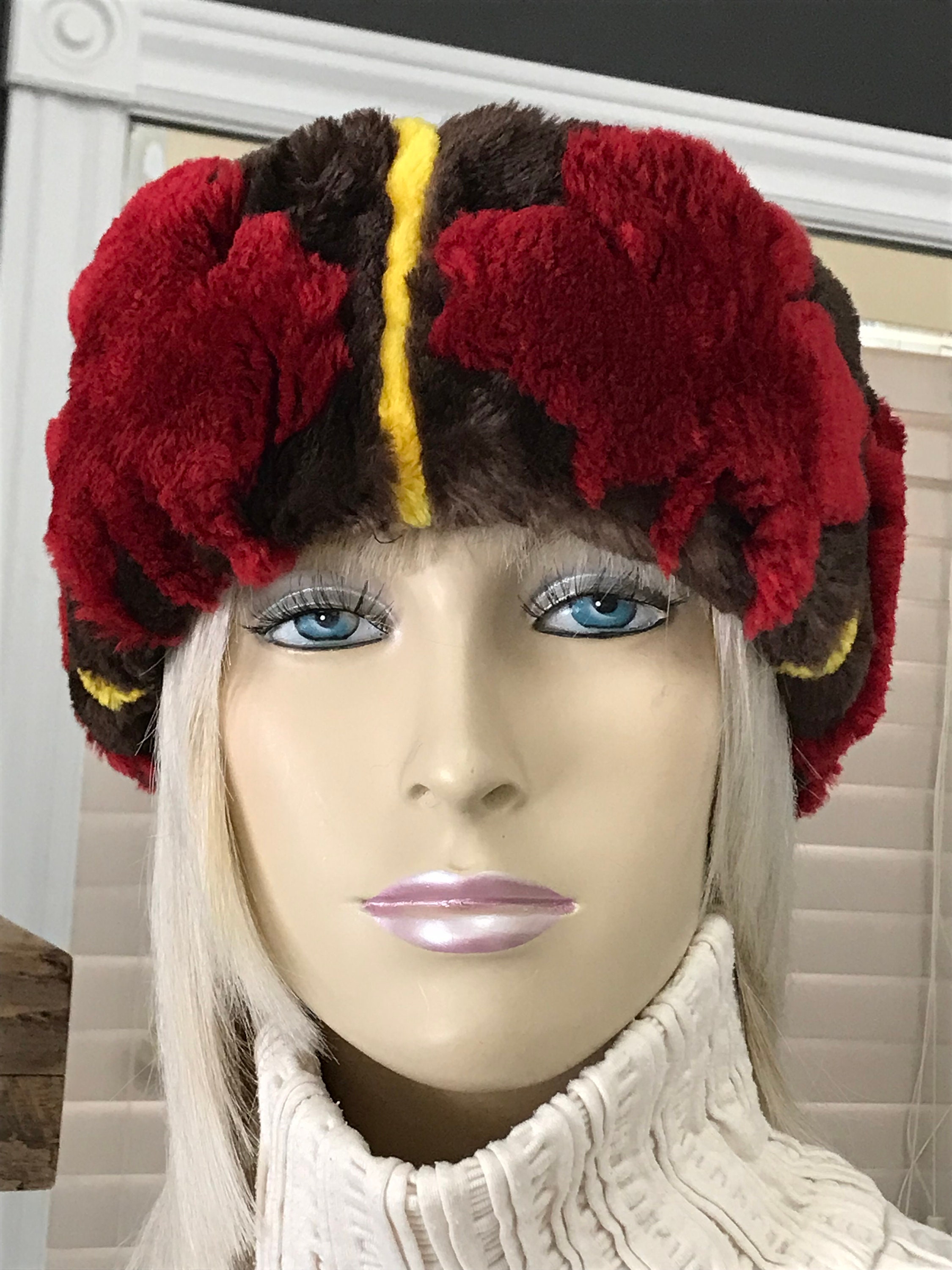 Canada Genuine Sheared Beaver Fur Headband Hat - Etsy