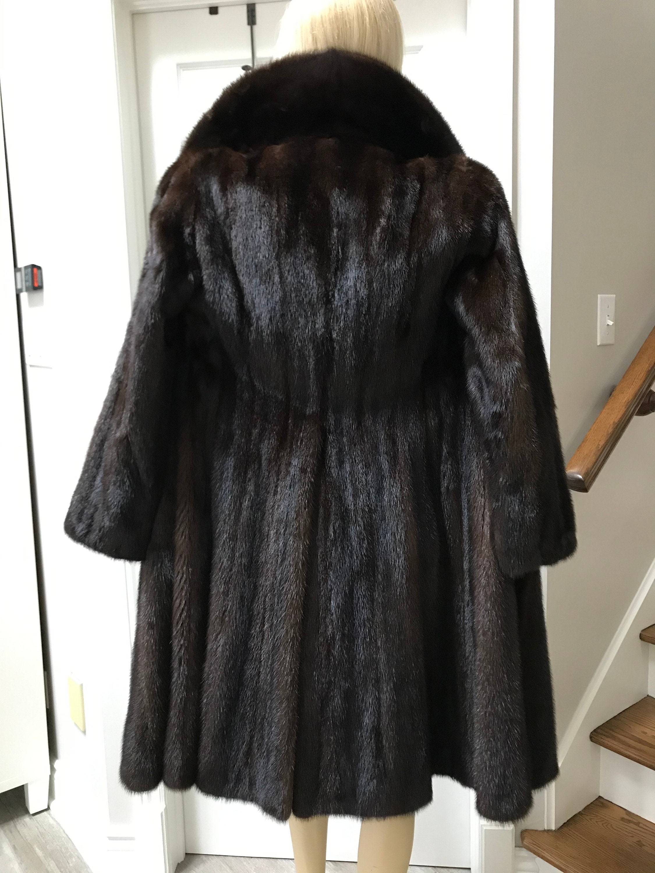 Women Beautiful VTG Ranch Mink Fur Coat Sz. 6-8 Made in Canada - Etsy
