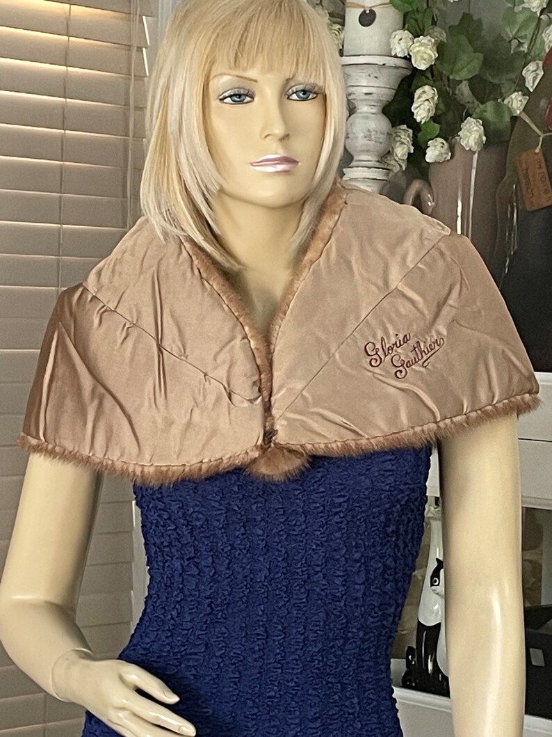 Women Beautiful Authentic MINK Fur Shawl Wrap Cape - Etsy