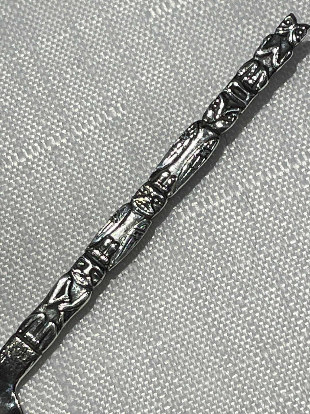 Mid Century Sterling Silver Souvenir Collector Spoon Totem Pole ...