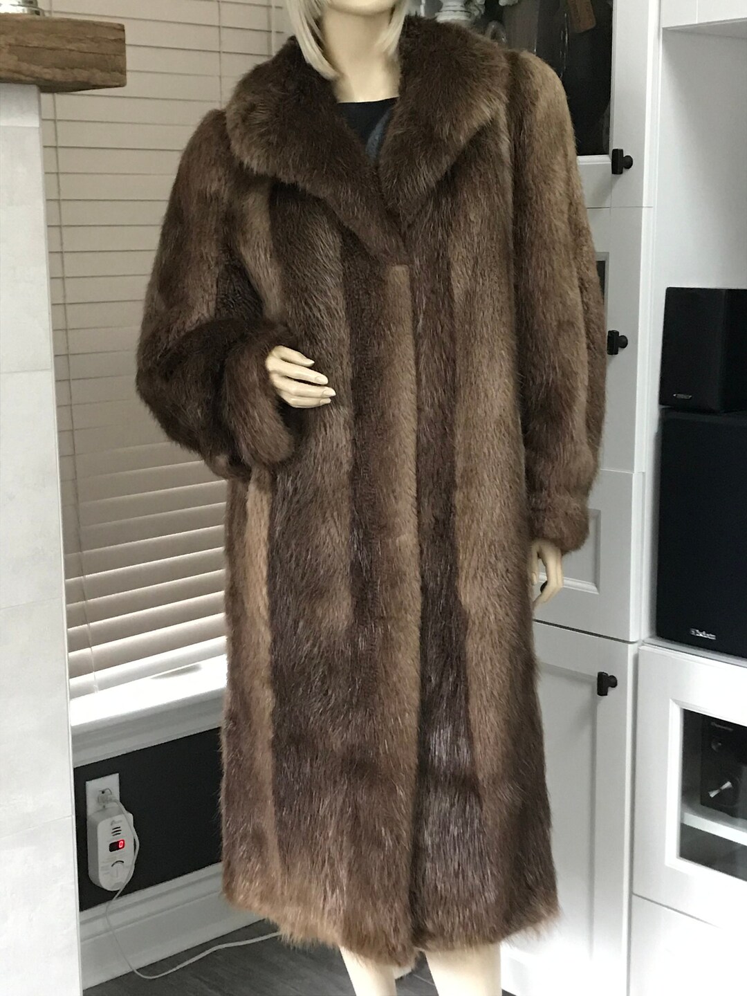 Women Beautiful Beaver Fur Coat (sz. 10) Made in Canada - Etsy
