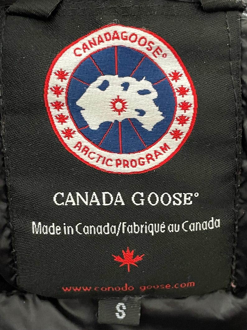 WOMEN Canada Goose Arctic Program Black Jacket W/hood Sz Small Made in ...