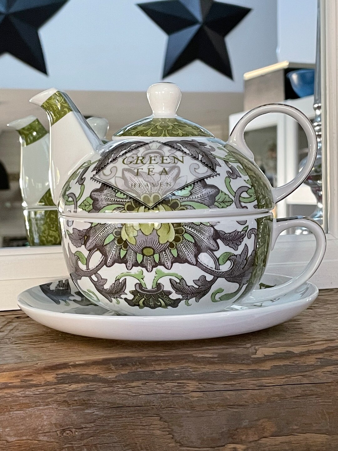 Paula Scaletta PPD Bone China Green Tea for One Service Cup - Etsy