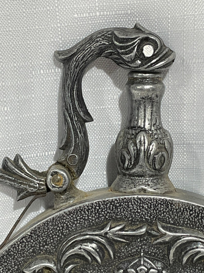 Antique Pewter Gun Powder Flask Collectible Military Memorabilia - Etsy