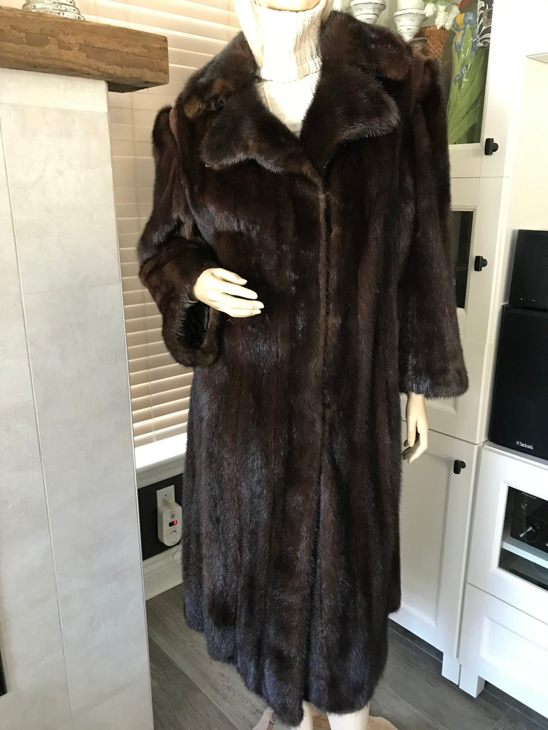 Women VTG Ranch MINK Fur Coat Sz. 10 - Etsy