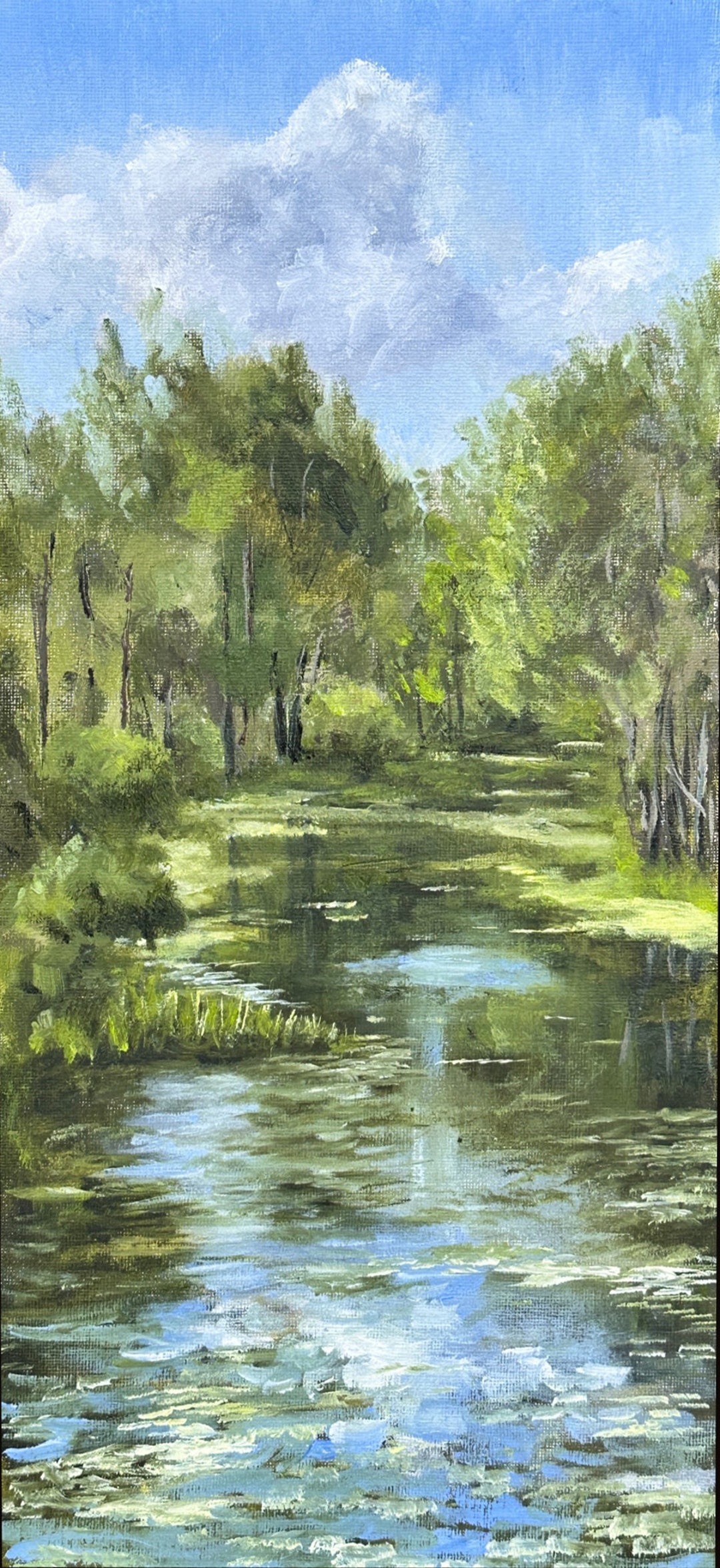 Matagorda Nature Center Pond Plein Air Oil Painting - Etsy
