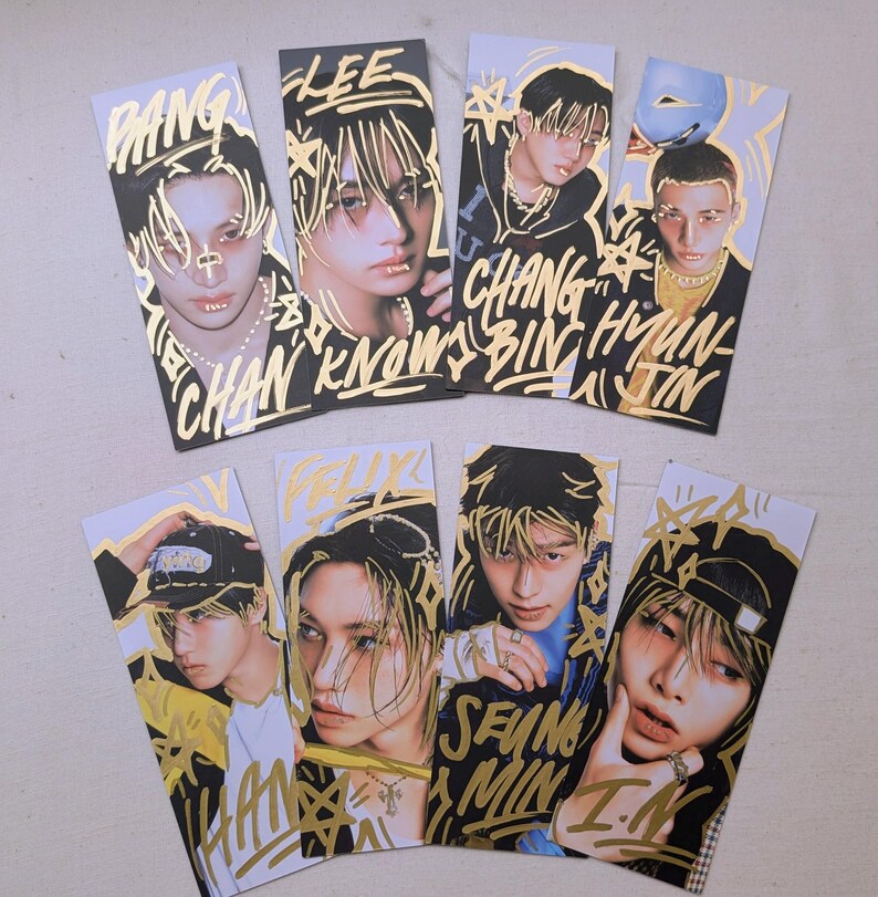 KARMA Stray Kids Ticket CEREMONY Bookmark Album Inclusion Custom Doodle ...