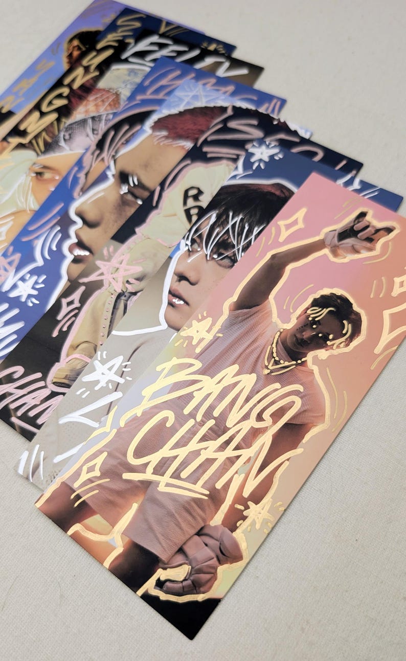 KARMA Stray Kids Ticket HOORAY Bookmark Album Inclusion Custom Doodle ...